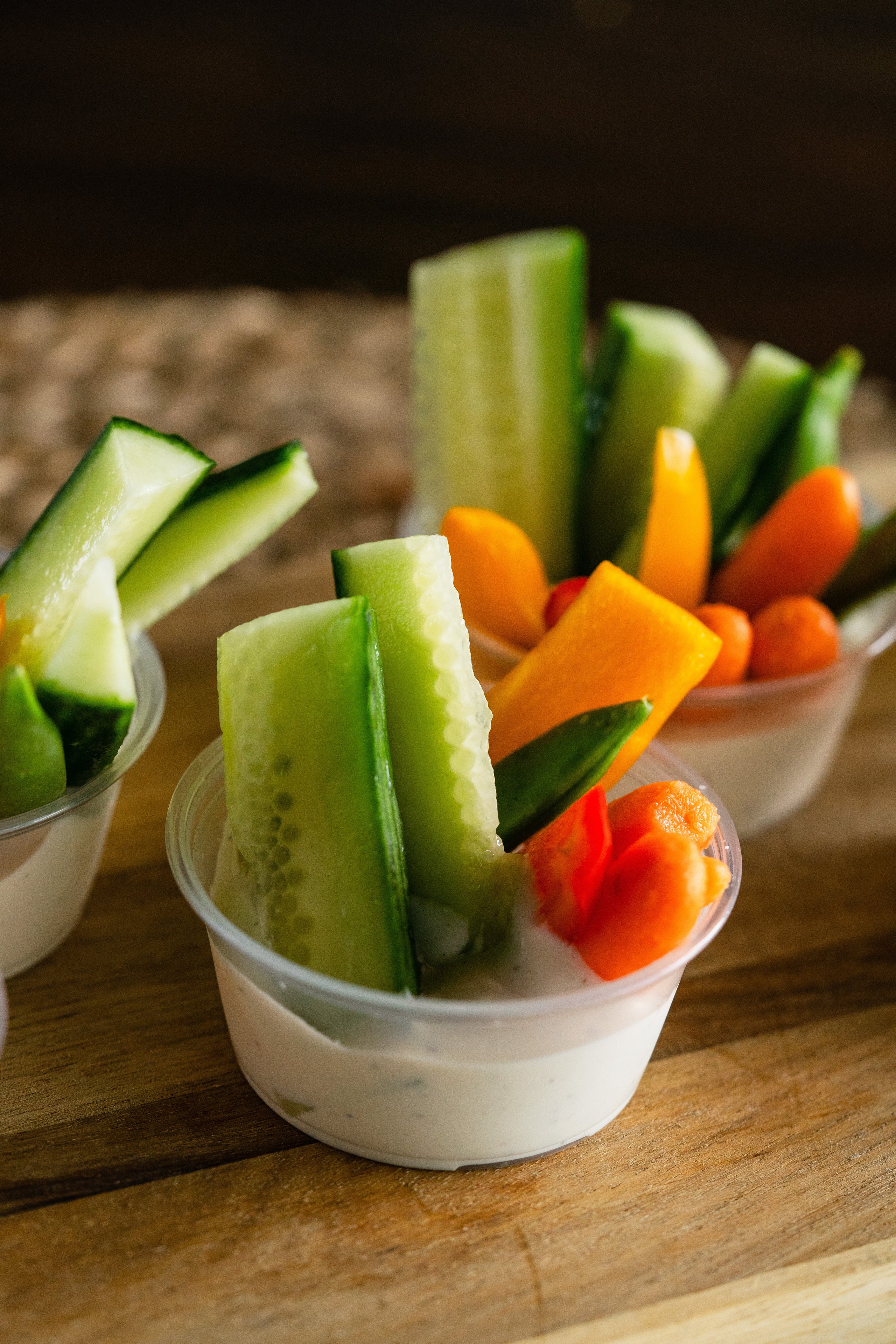 Mini Vegetable Cups (Dozen) | The Humble Crumb Bakery