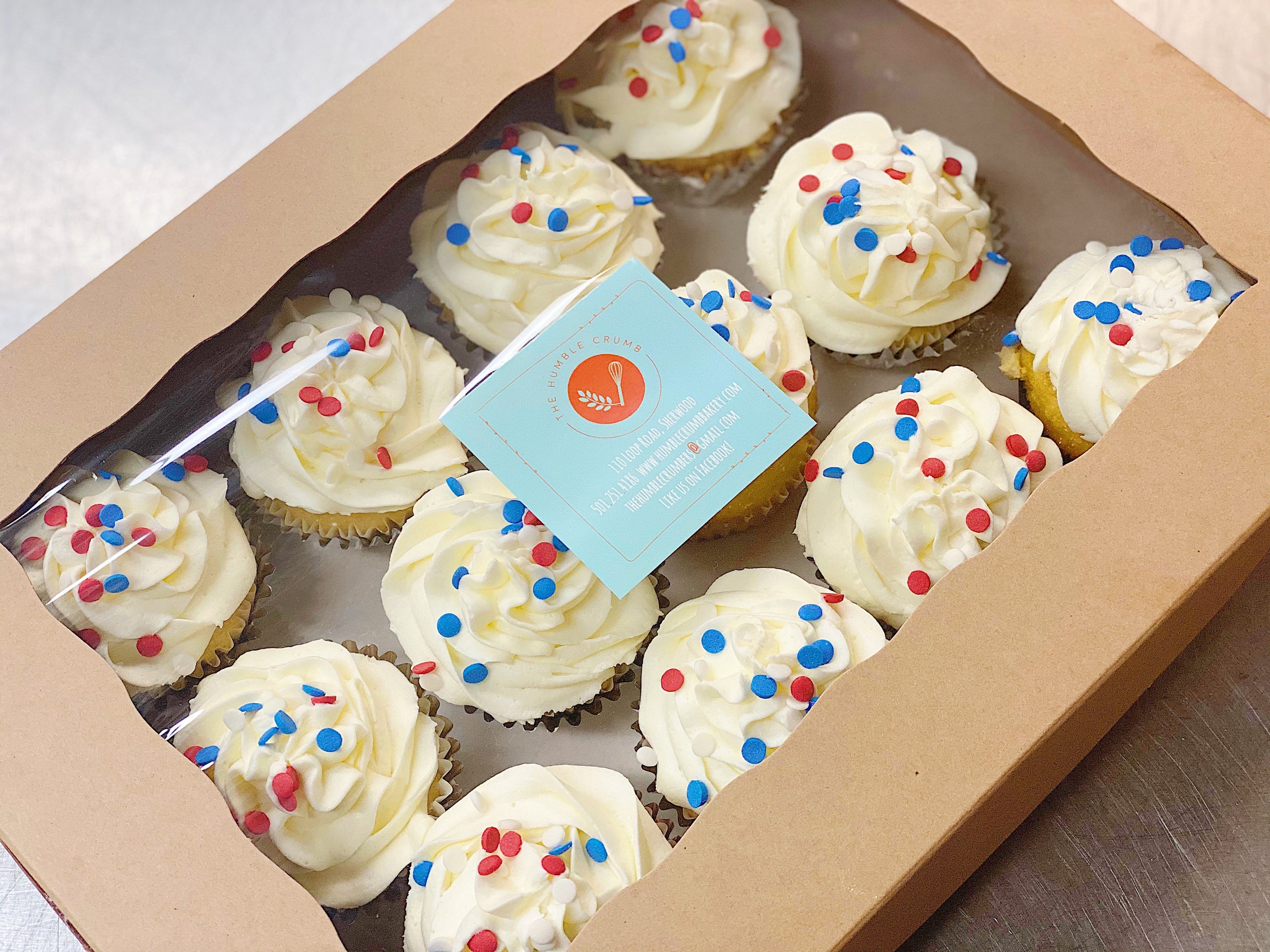 4th of July Cupcakes | The Humble Crumb Bakery